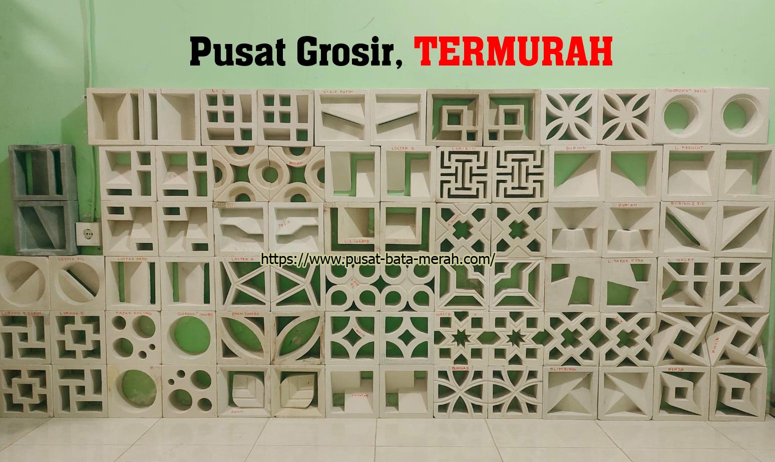 Loster/ Roster - Pengrajin Bata Tempel & Roster/loster